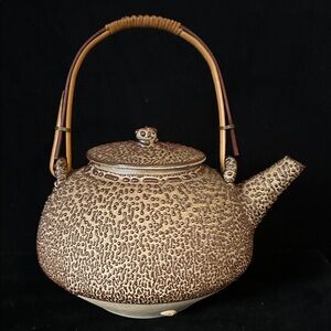 Meiji period | Accents | Antique Meiji Period Lava Glaze Tea Kettle ...